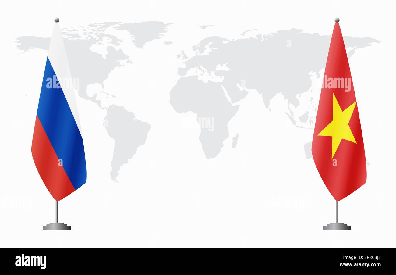 Russia vietnam flags official hi-res stock photography and images - Alamy