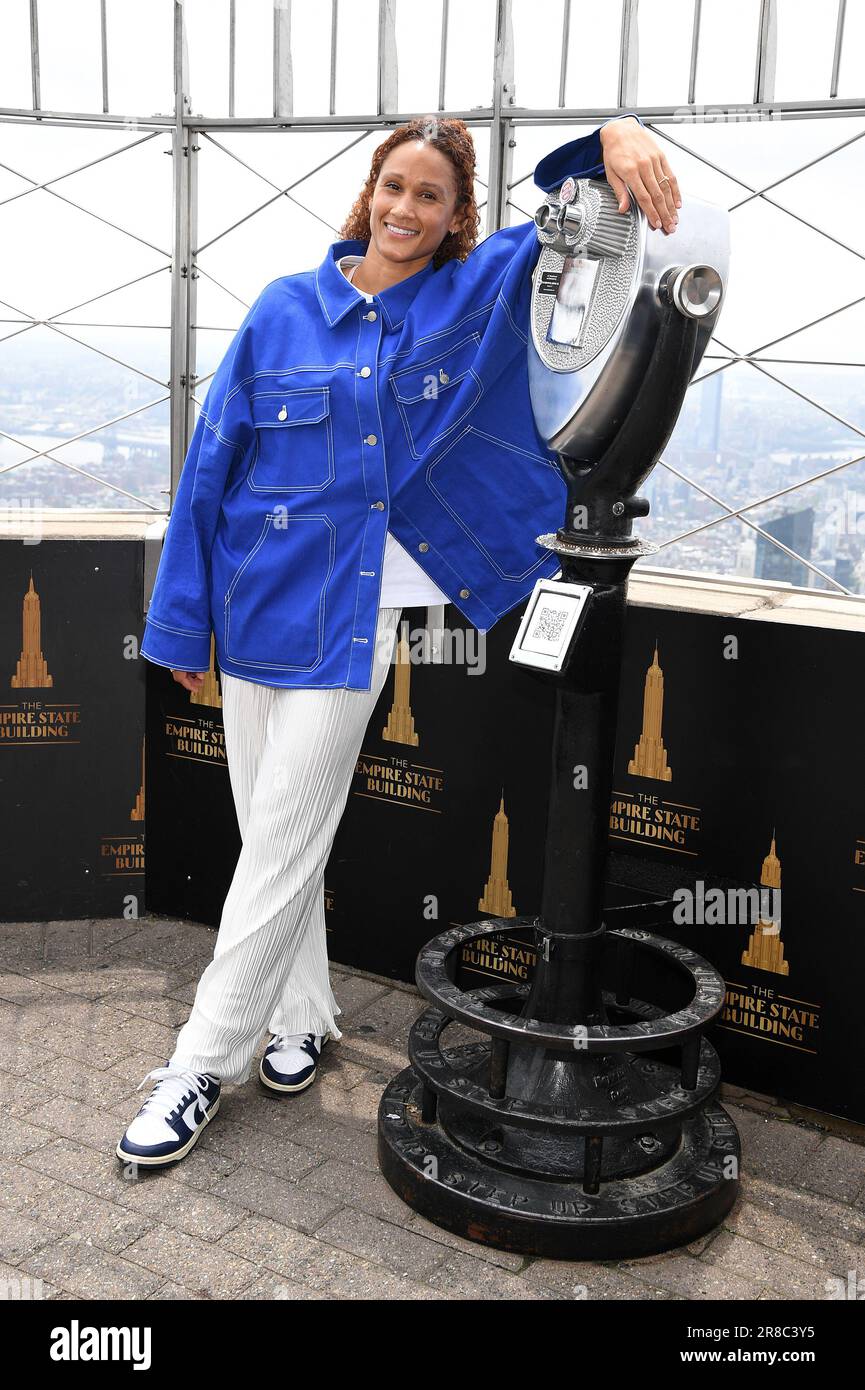 New York, USA. 20th June, 2023. American Soccer player Lynn Williams ...