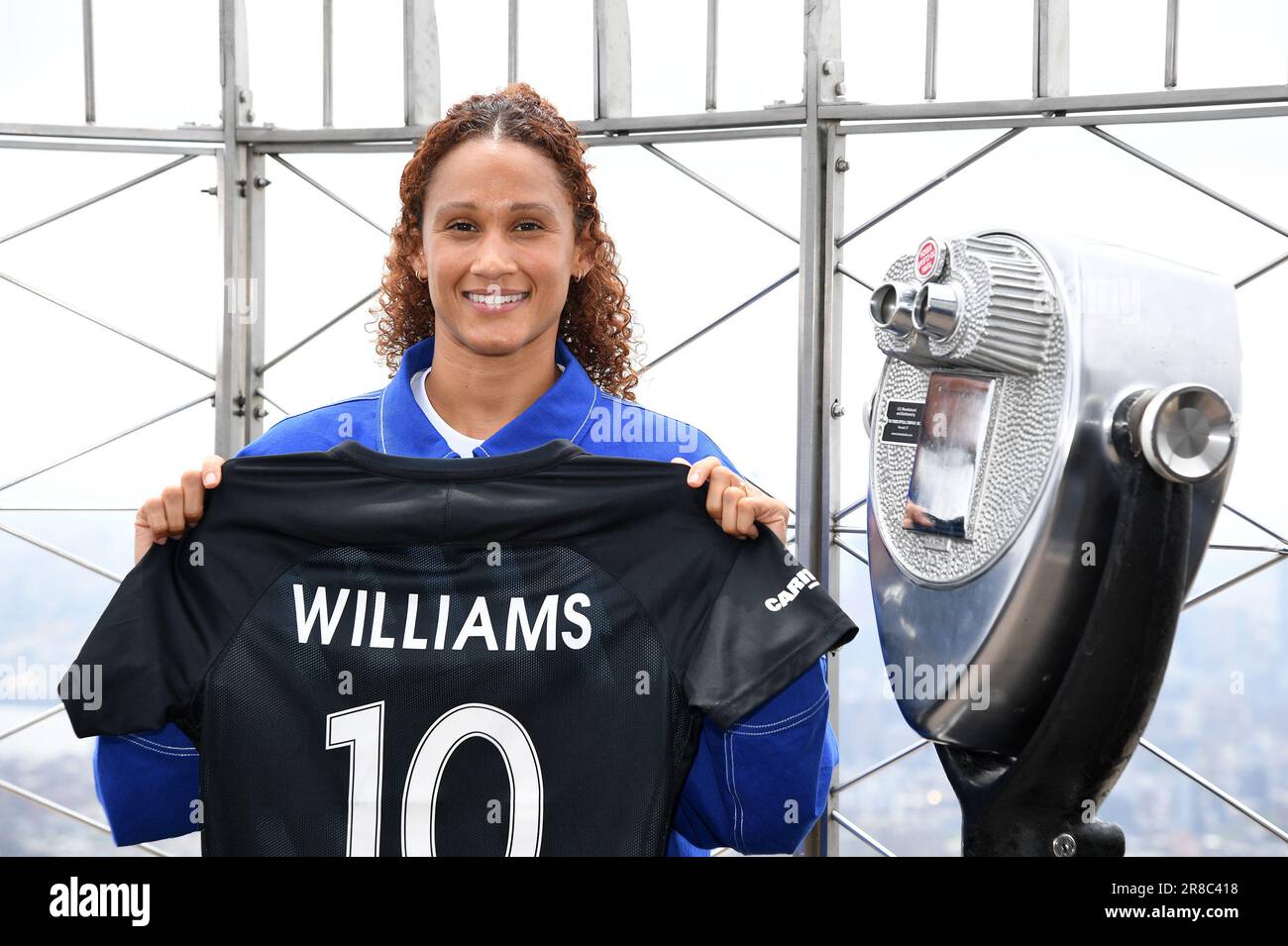 New York, USA. 20th June, 2023. American Soccer player Lynn Williams ...