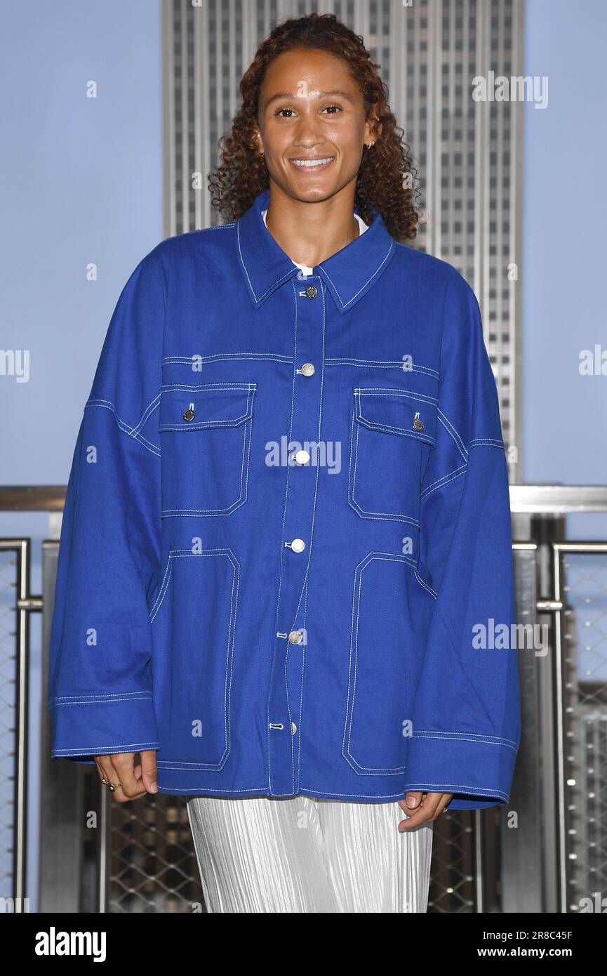 New York, USA. 20th June, 2023. American Soccer player Lynn Williams ...