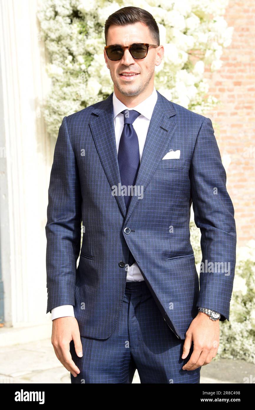 Rome, Lazio. 20th June, 2023. Lazio footballer Alessio Romagnoli. Lazio ...