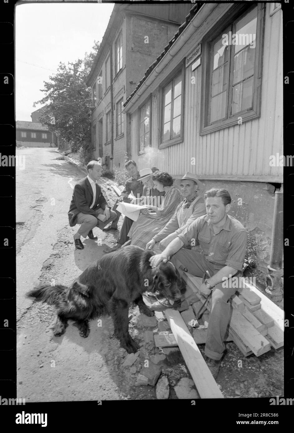 Current 30-7-1960: Back then... In Oslo there is an old district called ...