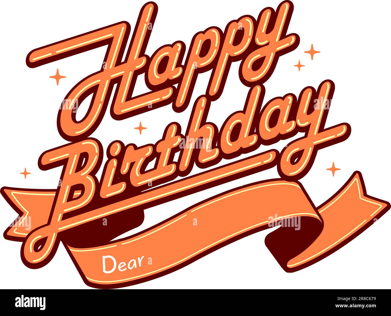 Happy Birthday logo vector illustration Stock Vector Image & Art - Alamy