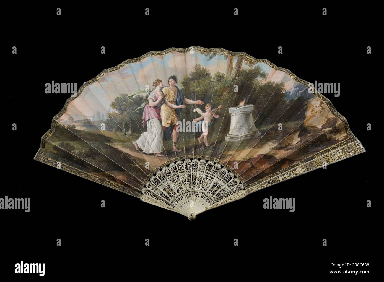 Fan 1775-1800 by Unidentified Stock Photo - Alamy