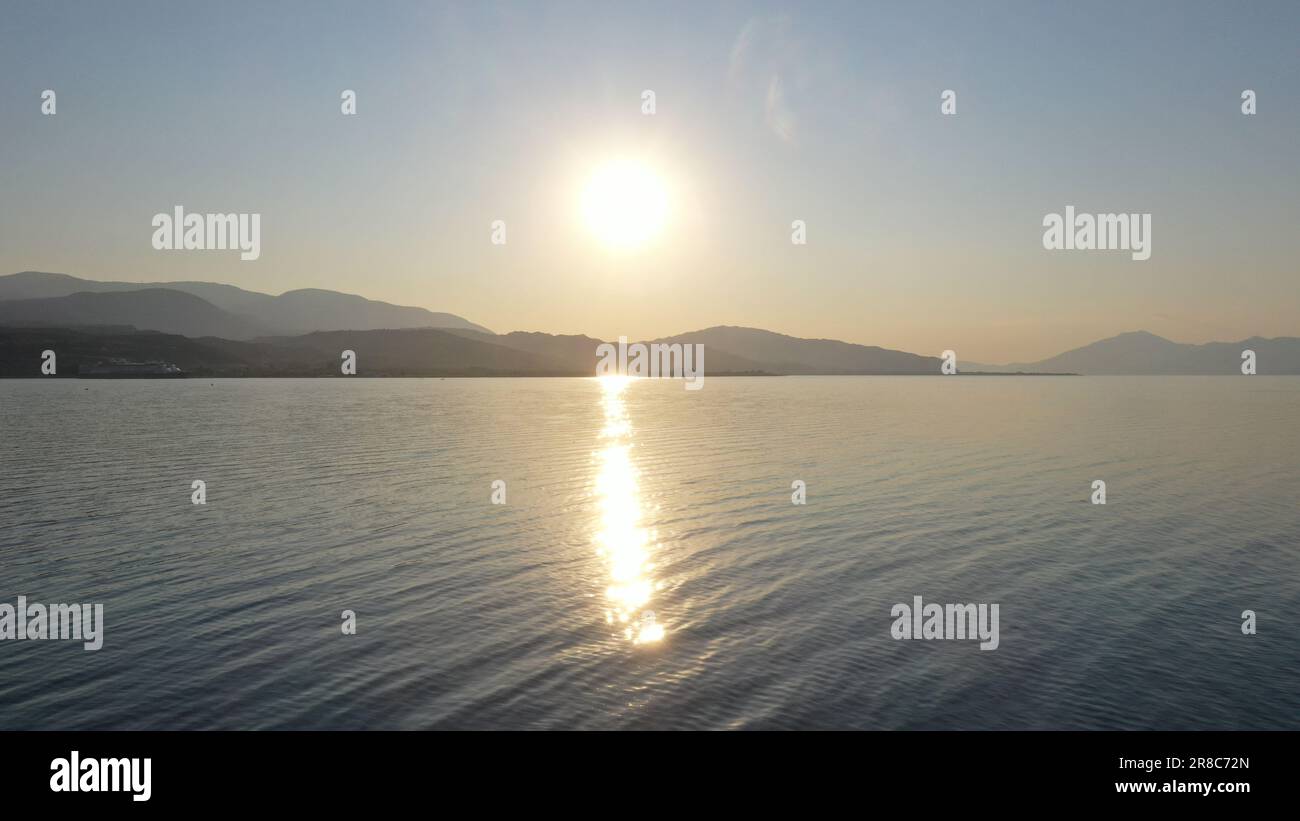 Beautiful views in Aigio Peloponnese Greece Stock Photo - Alamy