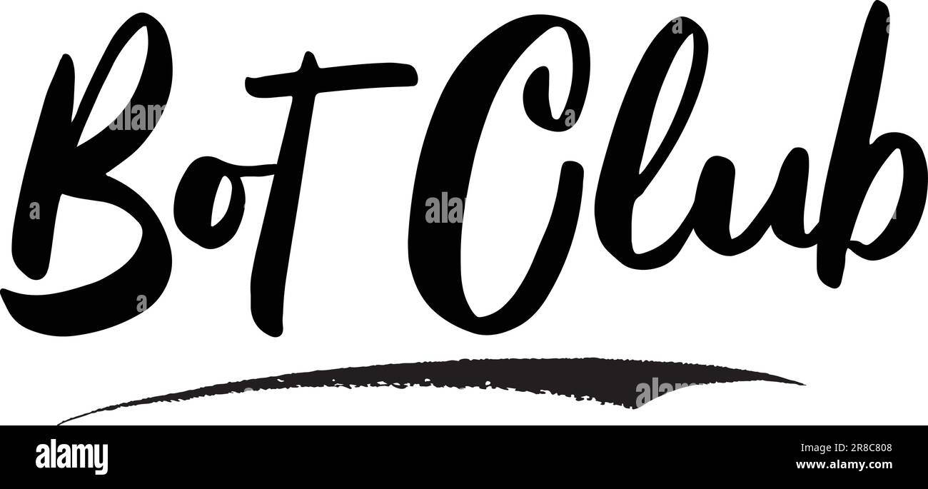 Script letter lettering words wording Black and White Stock Photos ...