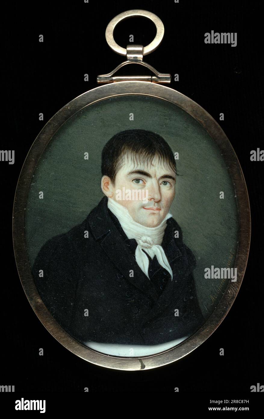 Isaac Praul ca. 1805 by Lewis Aubineau, active 1799-1814 Stock Photo ...