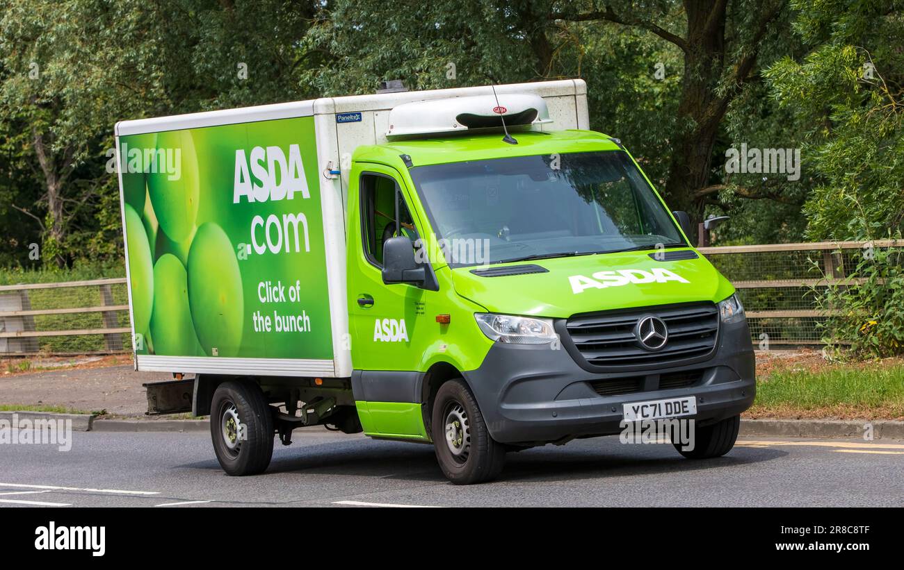 Milton Keynes,UK - June 18th 2023: 2021 MERCEDES-BENZ SPRINTER diesel ...