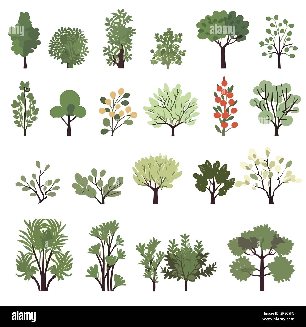 Grass bush silhouette border hi-res stock photography and images - Alamy