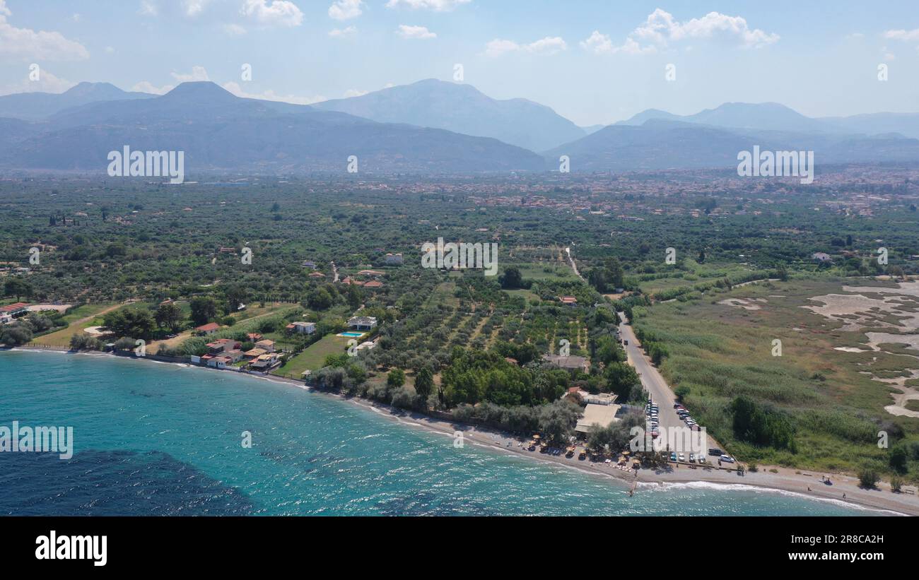 Beautiful views in Aigio Peloponnese Greece Stock Photo - Alamy