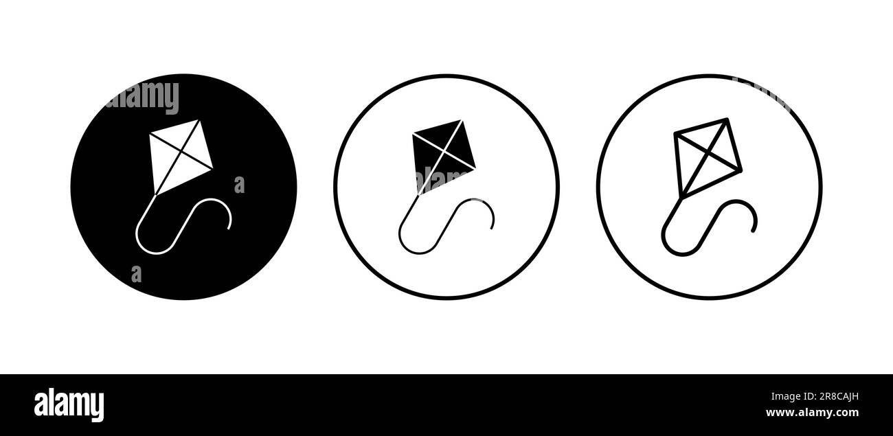 Kite icon set. kite vector icon Stock Vector Image & Art - Alamy