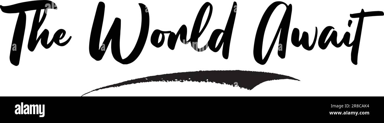 Stylish Bold Text Lettering Typography Vector Design Quote Stock Vector ...