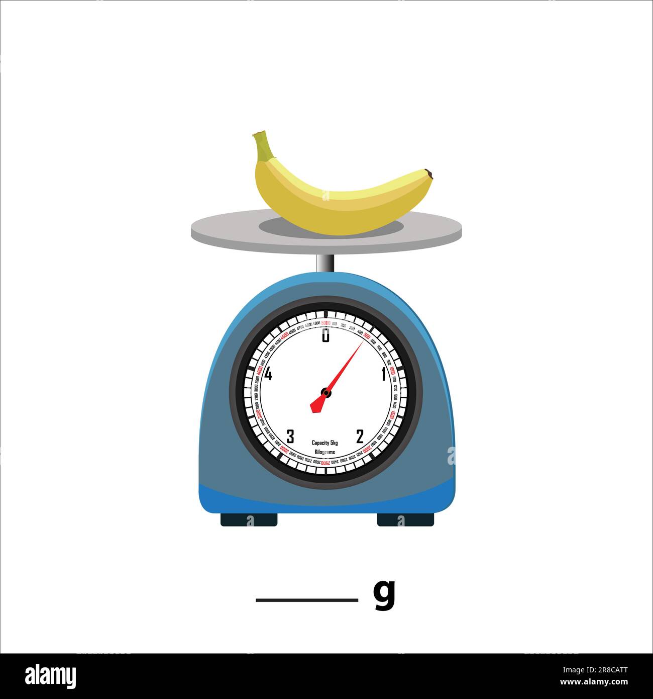 Banana weighing scale Stock Vector Images - Alamy