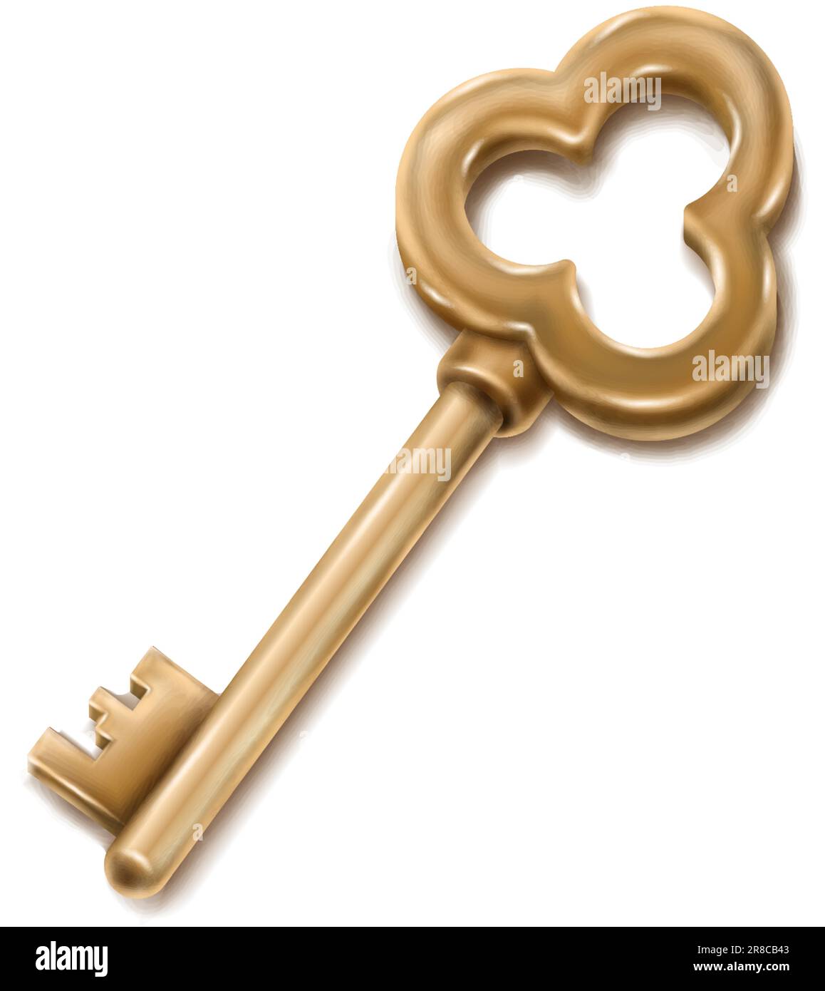 3d realistic vector collection of golden old vintage keys Stock Vector ...