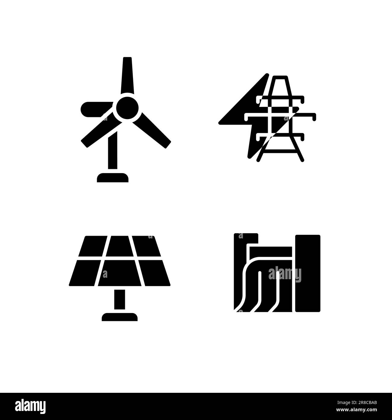 Solar panel clipart Black and White Stock Photos & Images - Alamy