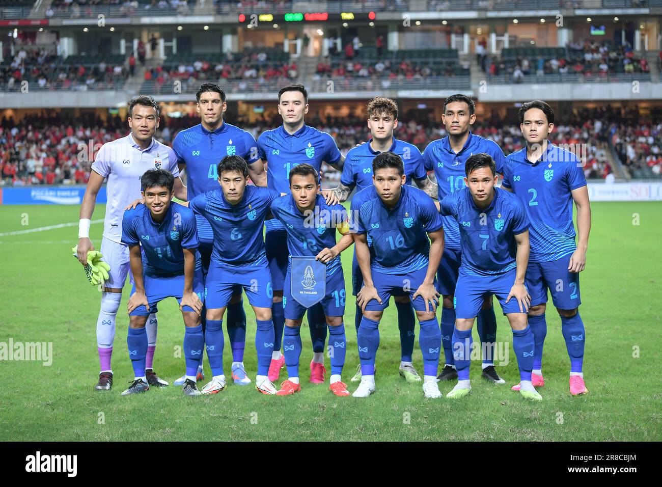 Hong Kong, China. 19th June, 2023. Thailand players pose for a group ...