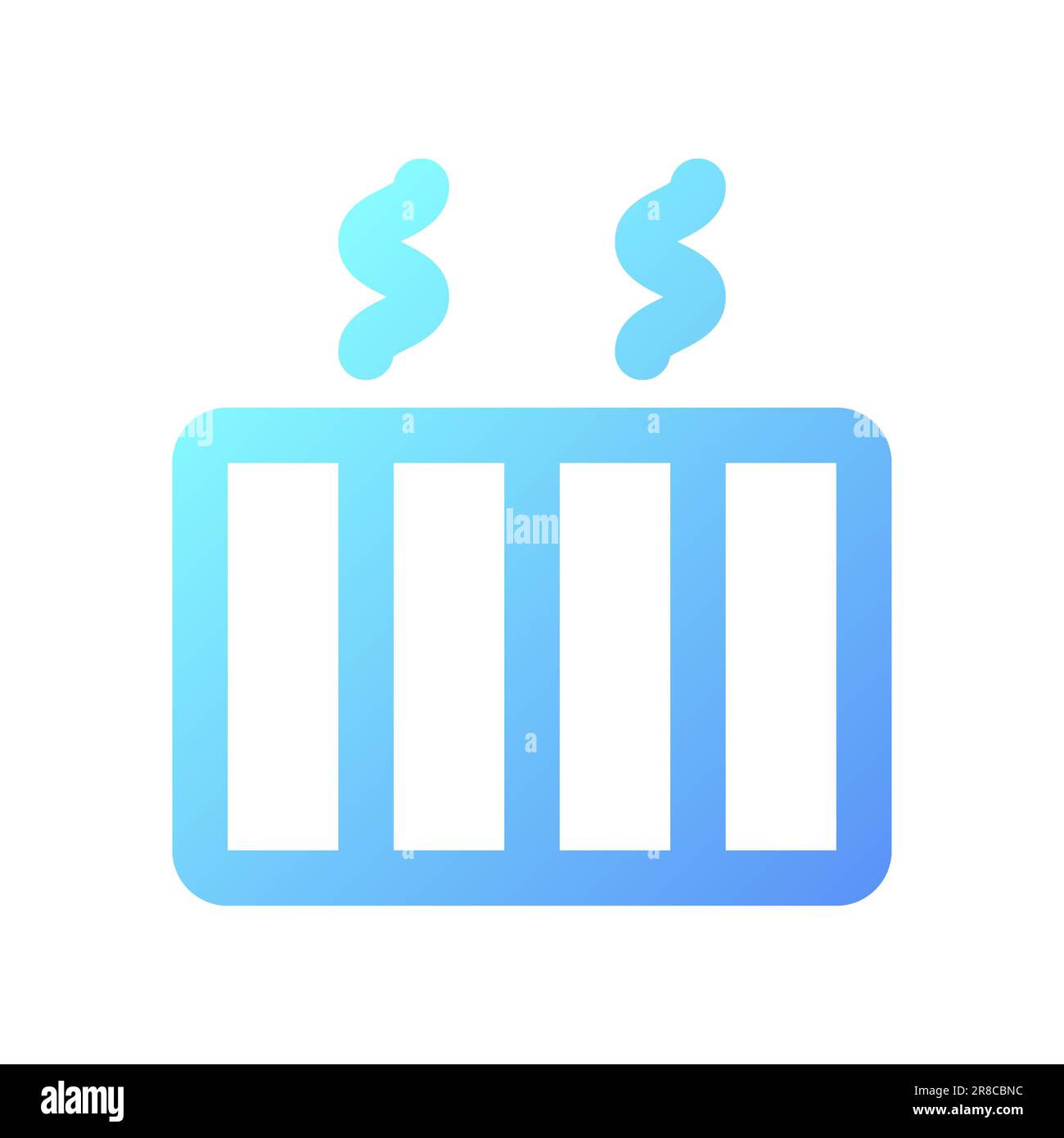 Electric heater pixel perfect gradient linear ui icon Stock Vector Image & Art - Alamy