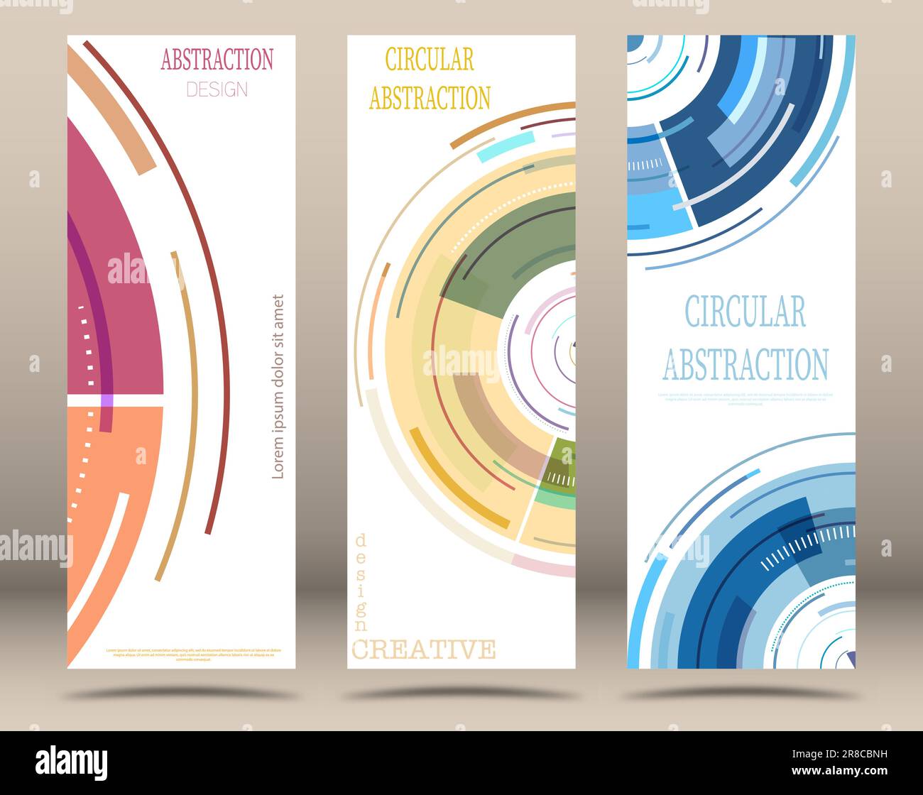 The design template of the title page of a book, brochure or booklet ...