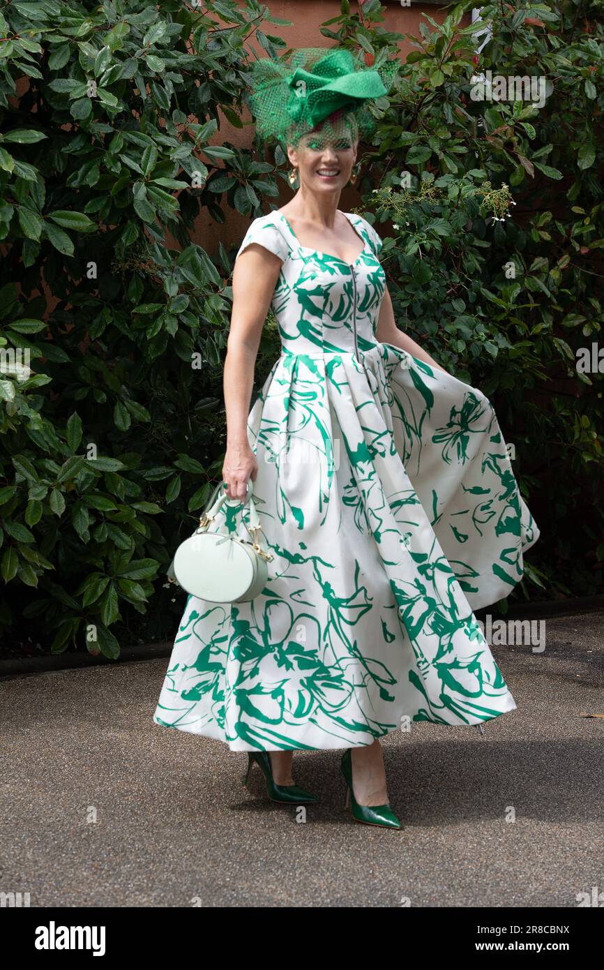 Ascot, Berkshire, UK. 20th June, 2023. ITV Racing TV presenter ...