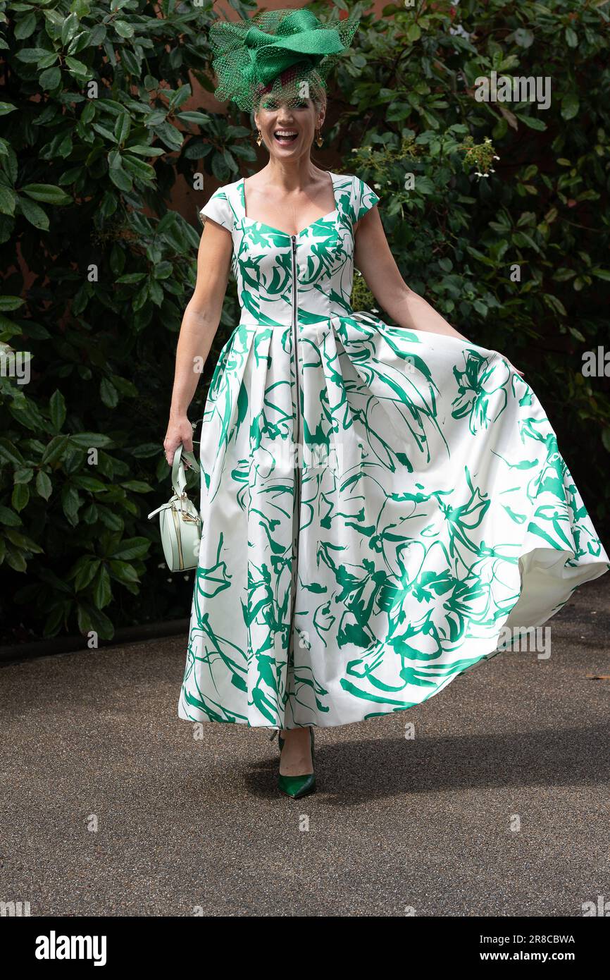 Ascot, Berkshire, UK. 20th June, 2023. ITV Racing TV presenter ...