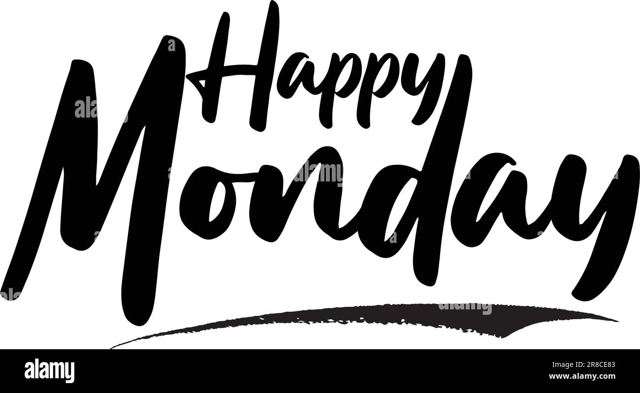 Happy Monday Stylish Bold Typography Text For Sale Banners Flyers and ...