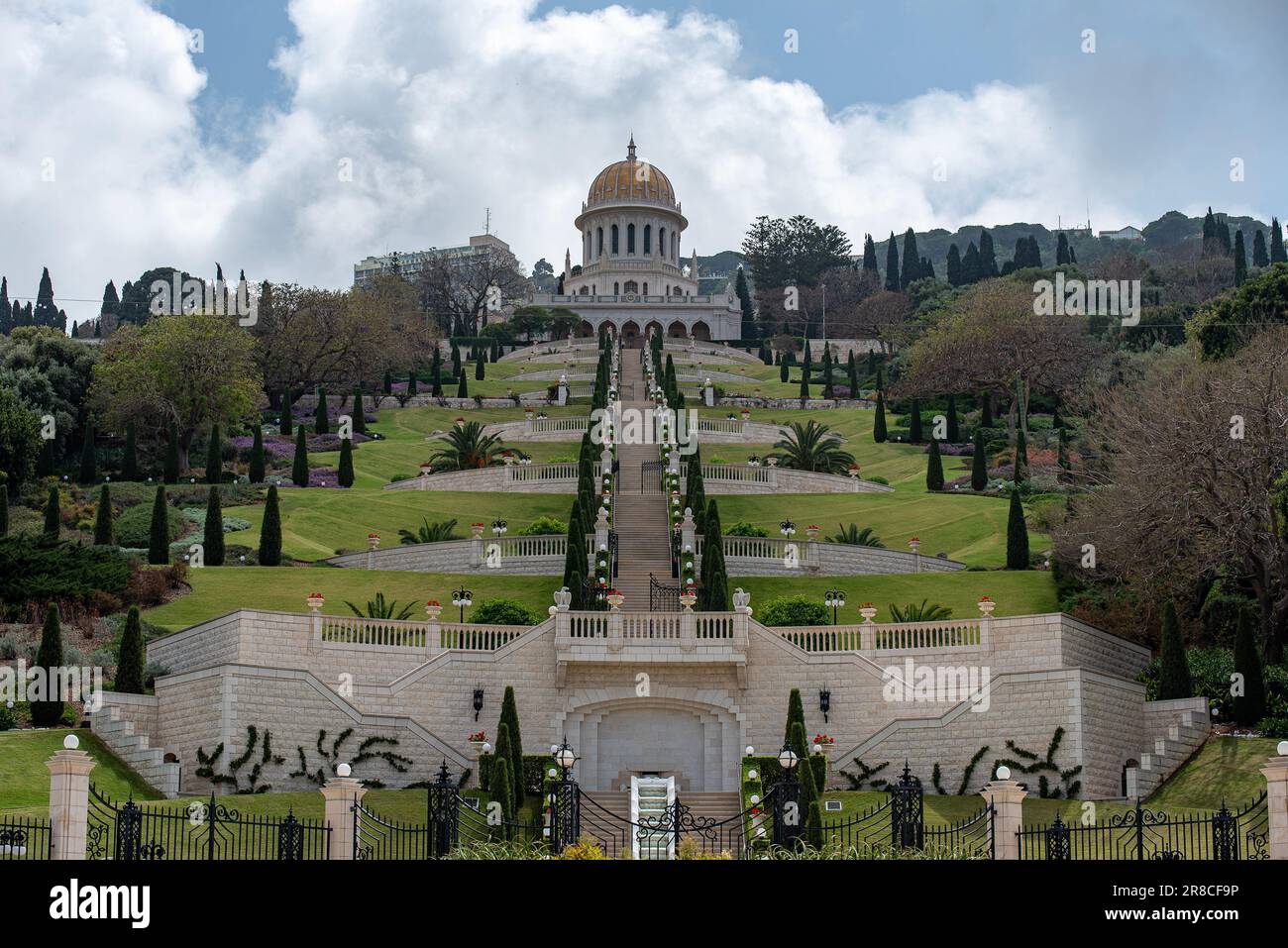 The gorgeous Bahai gardens in Haifa. haifa bahai gardens Stock Photo ...