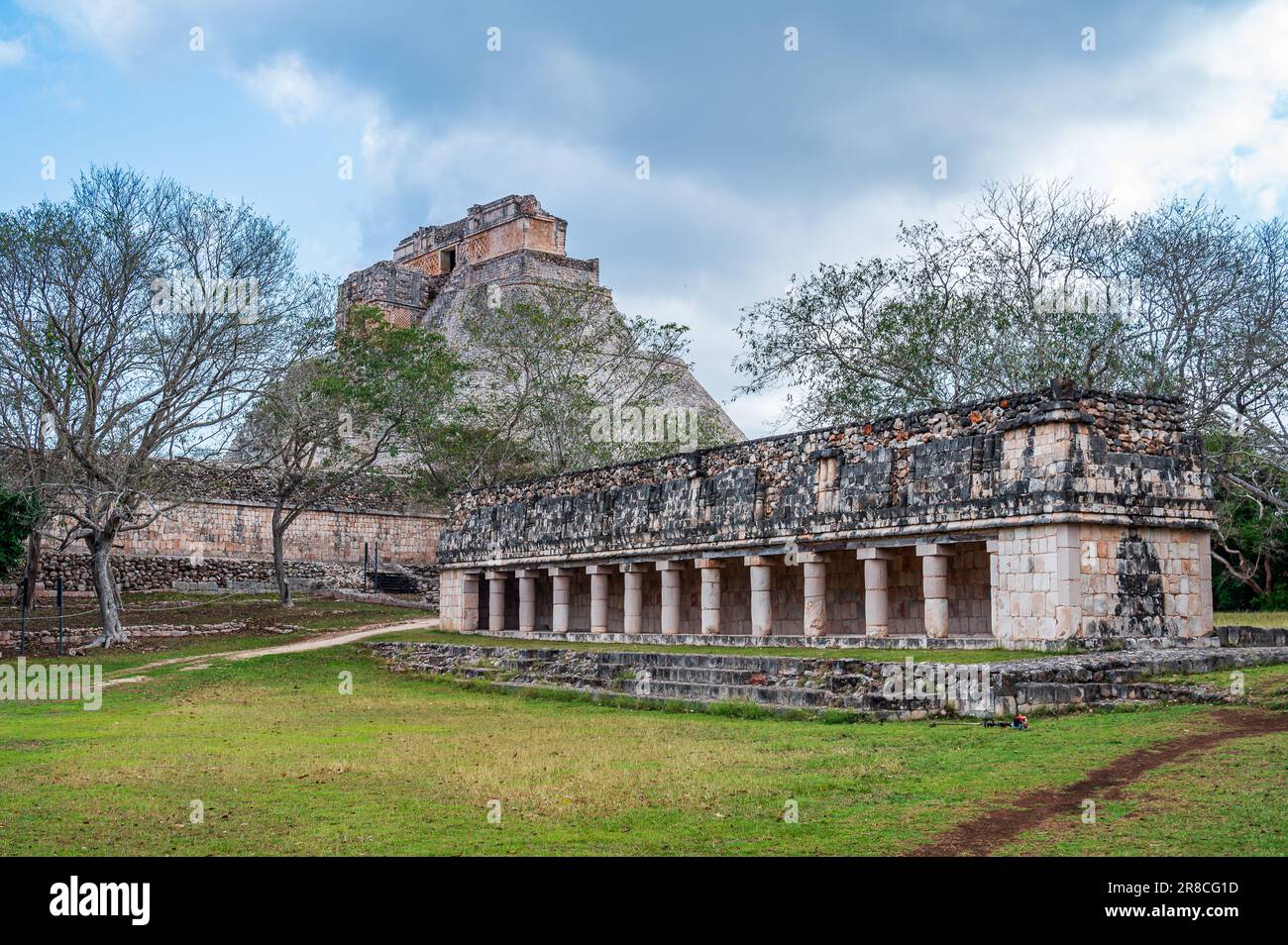 Maya Pyramid called of the Magician in the Unesco World Heritage Site ...