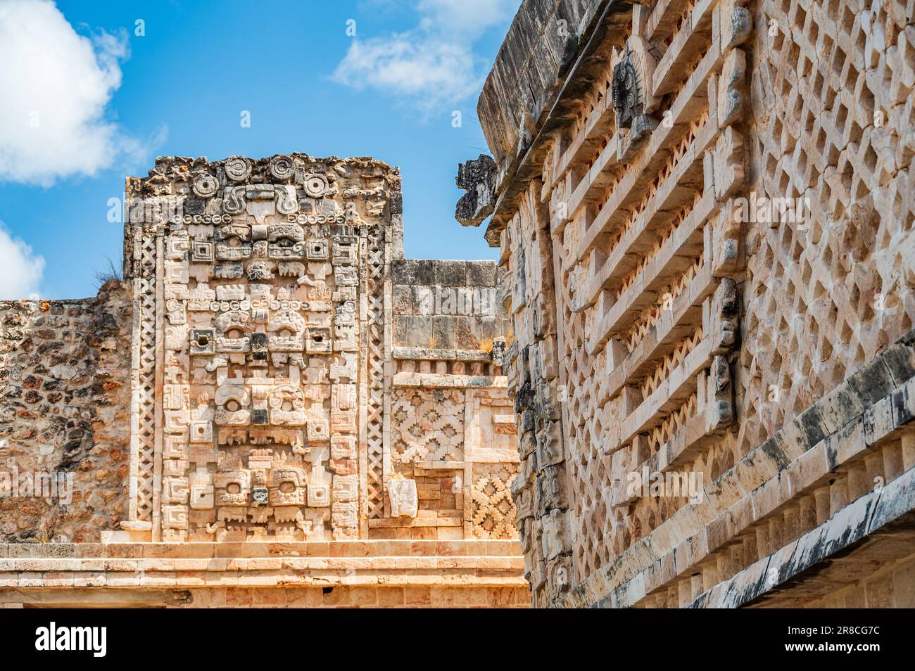 Maya Ruins in the Unesco World Heritage Site of Uxmal, in Yucatan ...