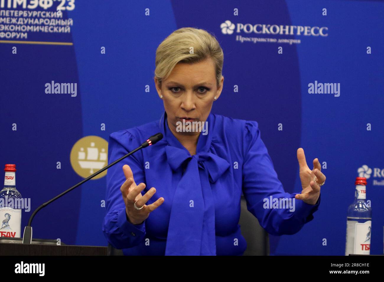 Maria Zakharova, Director, Department of Information and the Press ...