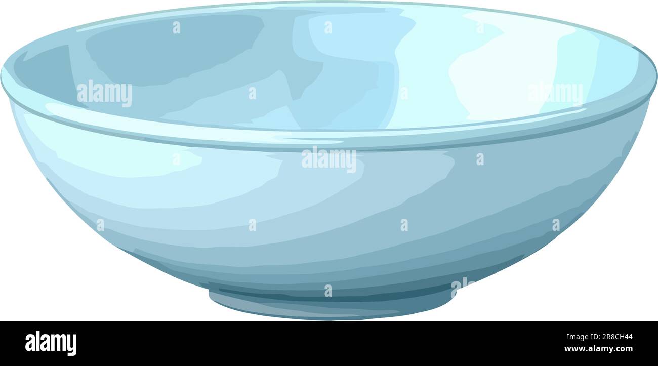 Blue pottery bowl design Stock Vector Image & Art - Alamy