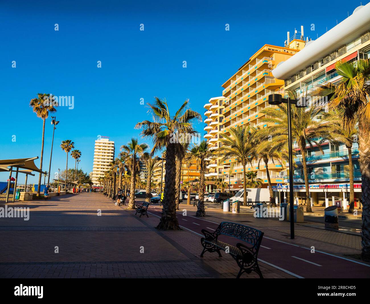 the Architecture in Fuengirola on the Costa del Sol in Spain Stock ...
