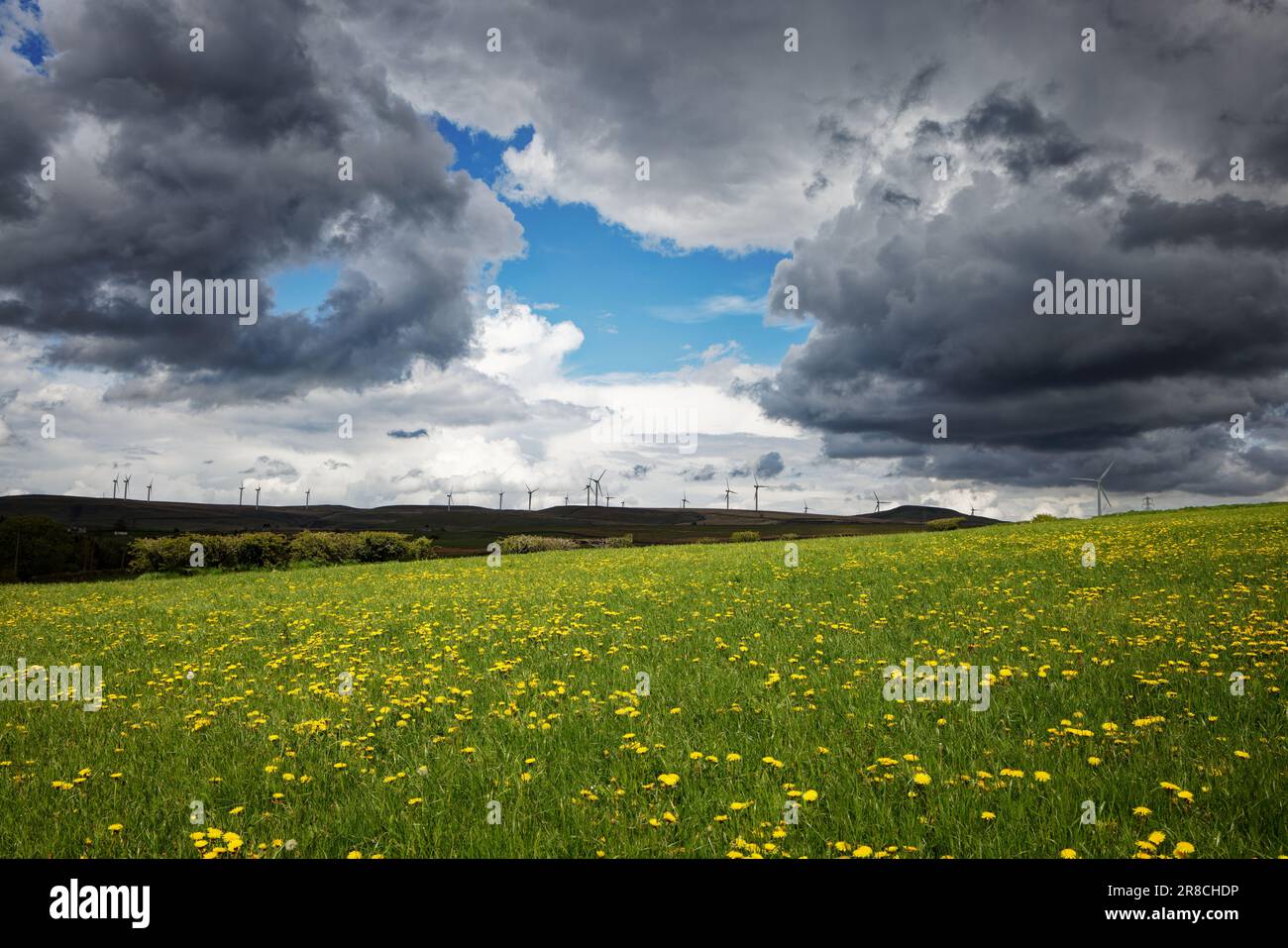 Scout Moor Windfarm Stock Photo - Alamy