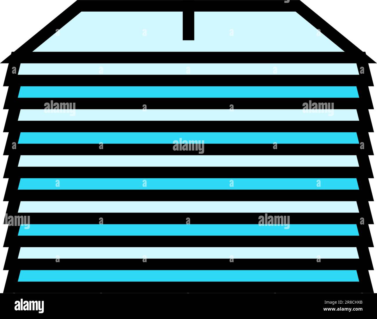 Folded paper towels Stock Vector Images - Alamy