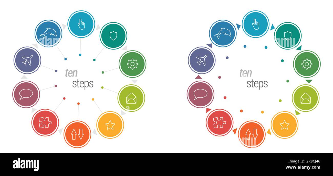 Success steps arrow concept infographics hi-res stock photography and ...