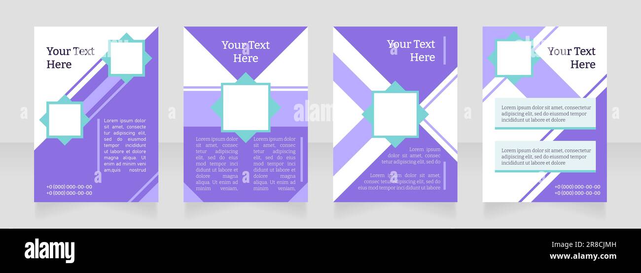 Startup company blank brochure layout design Stock Vector Image & Art ...