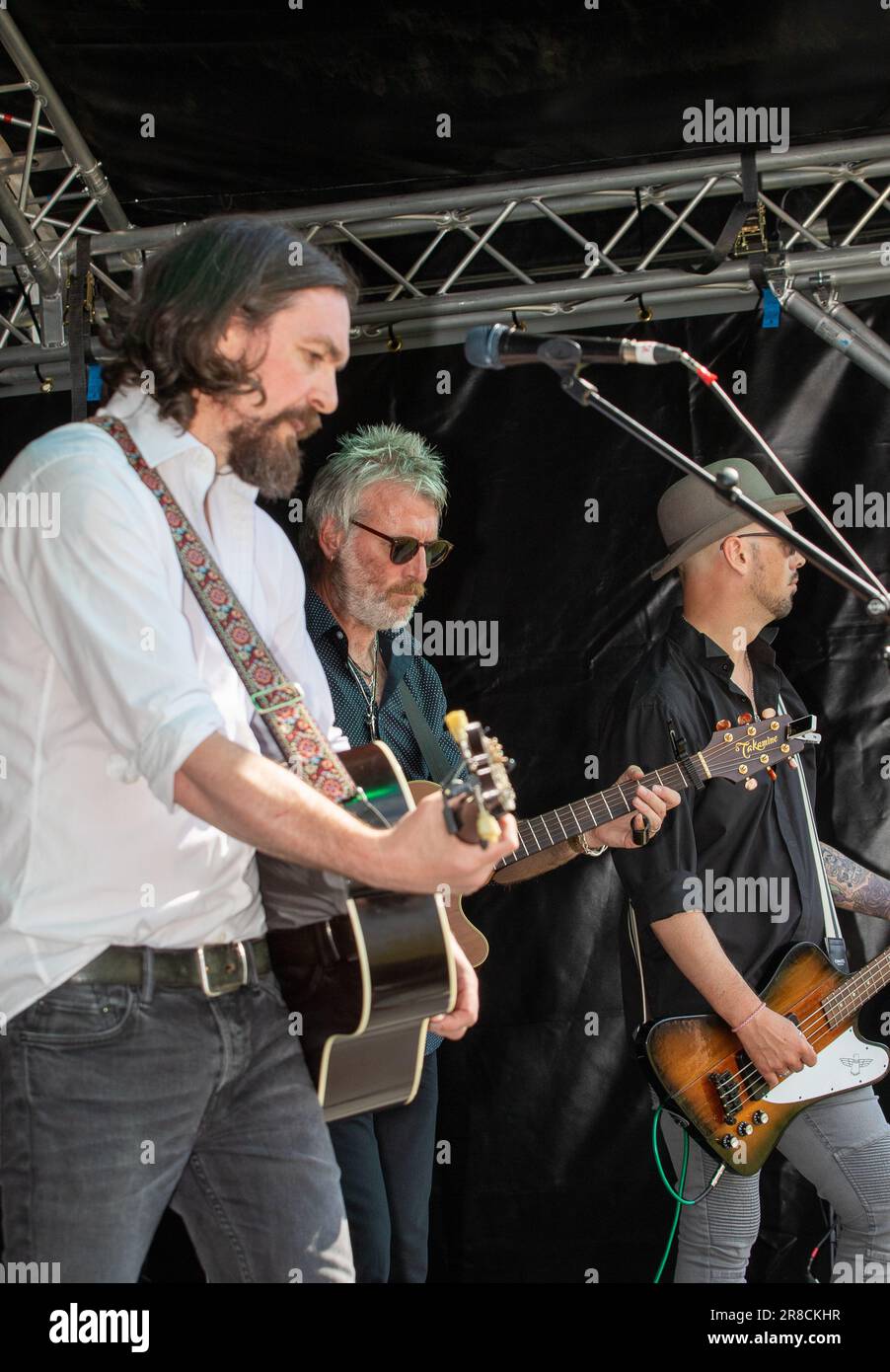 Players on the main stage at the 2017 Maverick Americana Festival in ...