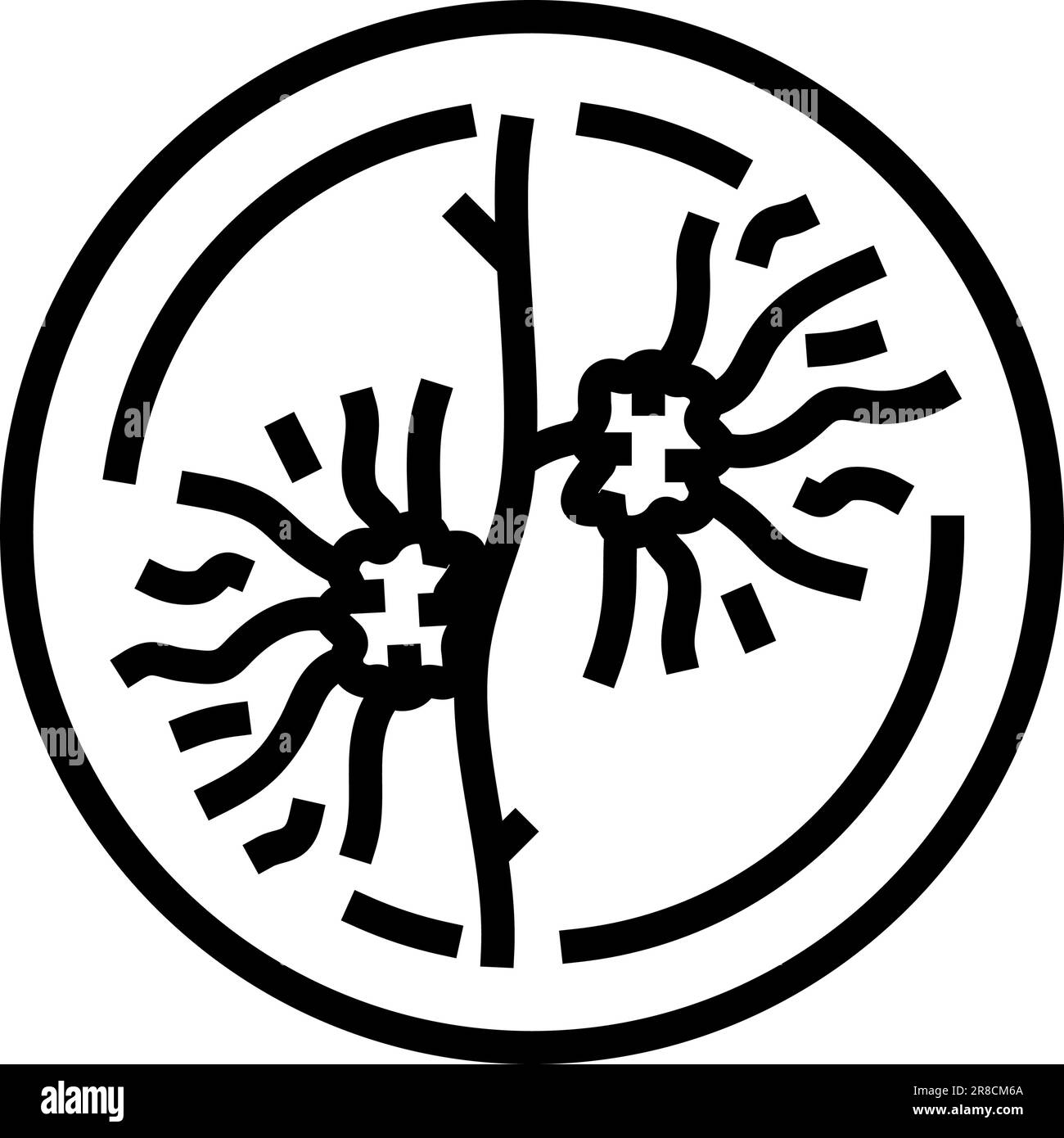 witch hazel cosmetic plant line icon vector illustration Stock Vector ...