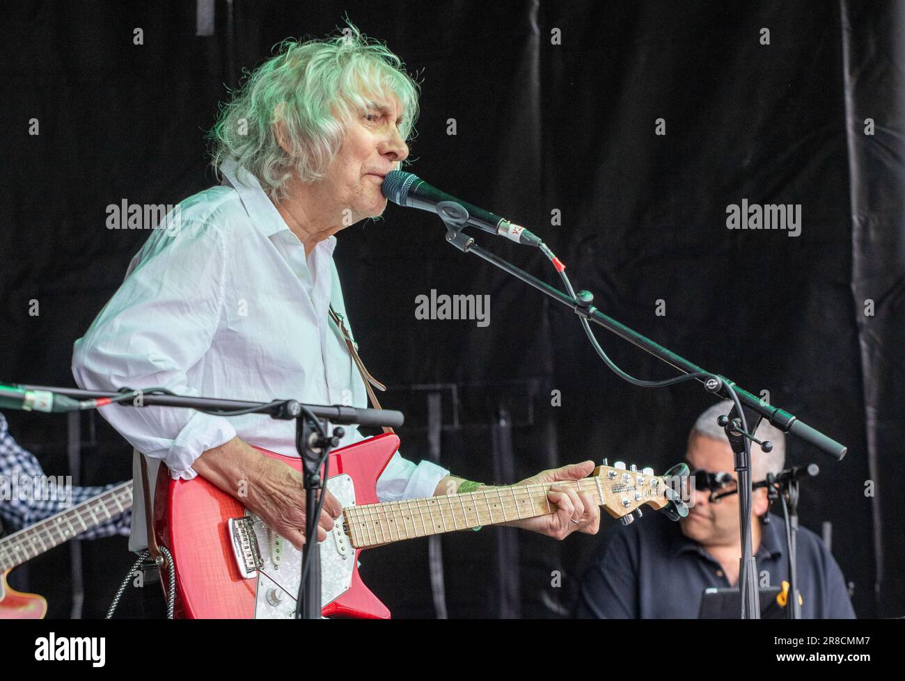 British guitar legend Albert Lee on stage at the 2017 Maverick ...