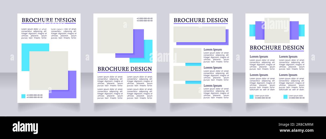 Jewelry market promotional blank brochure layout design Stock Vector ...
