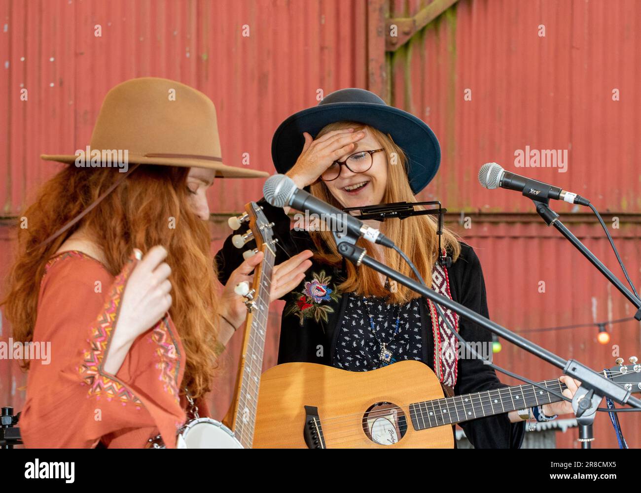 Worry Dolls are British duo Zoe Nicol and Rosie Jones at the 2017 ...