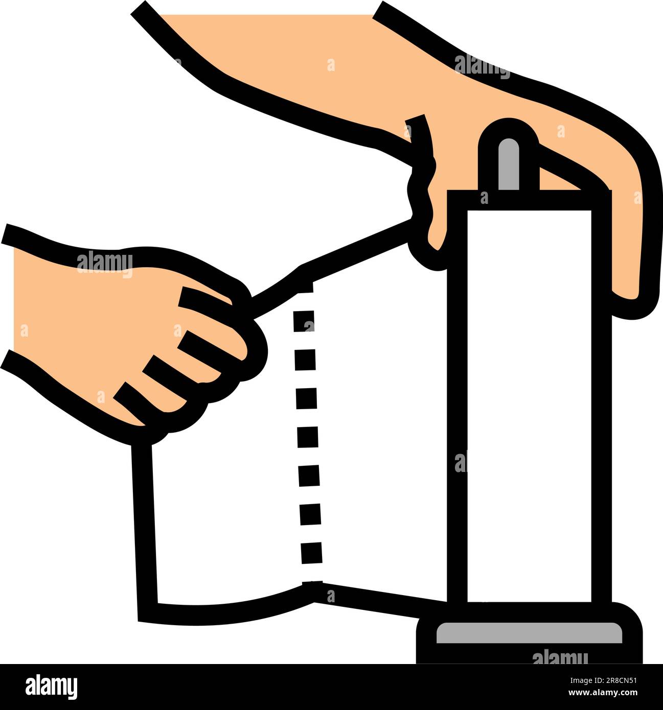Hand tearing paper towel hi-res stock photography and images - Alamy
