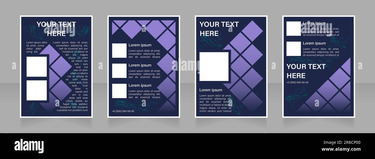 Startup business presentation blank brochure layout design Stock Vector ...