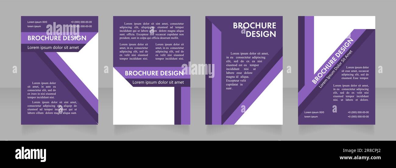 Seminar presentation introduction blank brochure layout design Stock ...