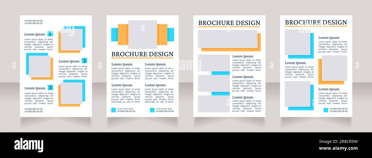 Charity foundation blank brochure layout design Stock Vector Image ...