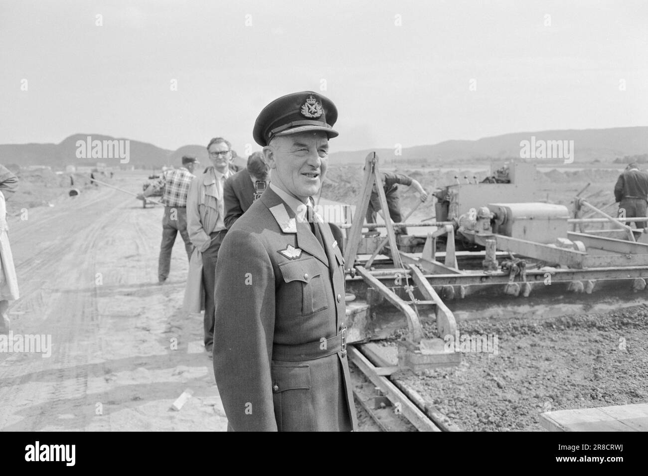 Current 27-10-1960: The river is moved for the planes to arrive. A NATO ...