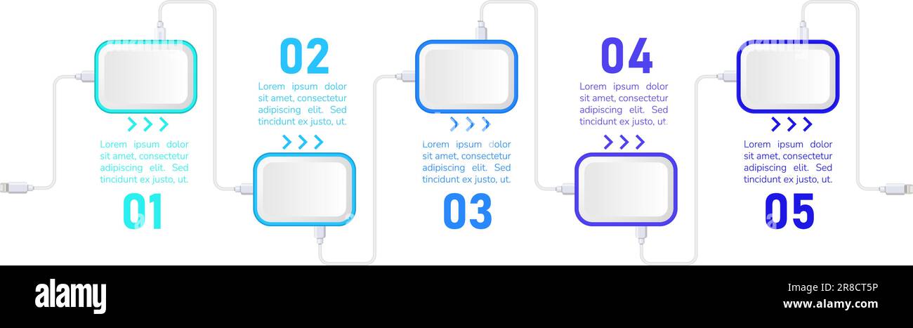 Media and technology infographic chart design template Stock Vector ...