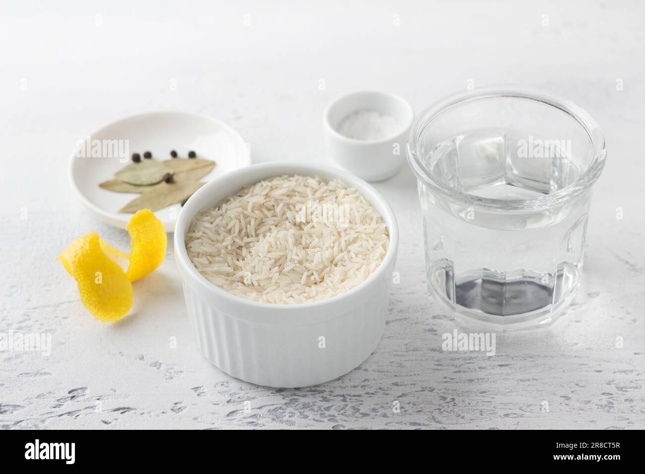 Ingredients: long grain rice, water, salt, spices for making delicious ...