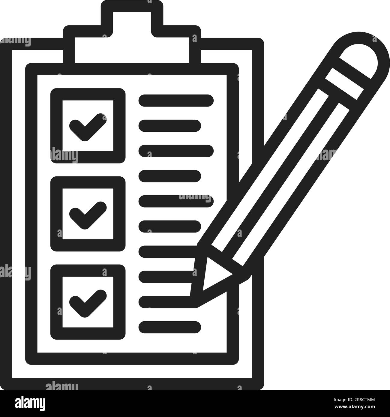 Checklist Icon Image Stock Vector Image & Art - Alamy