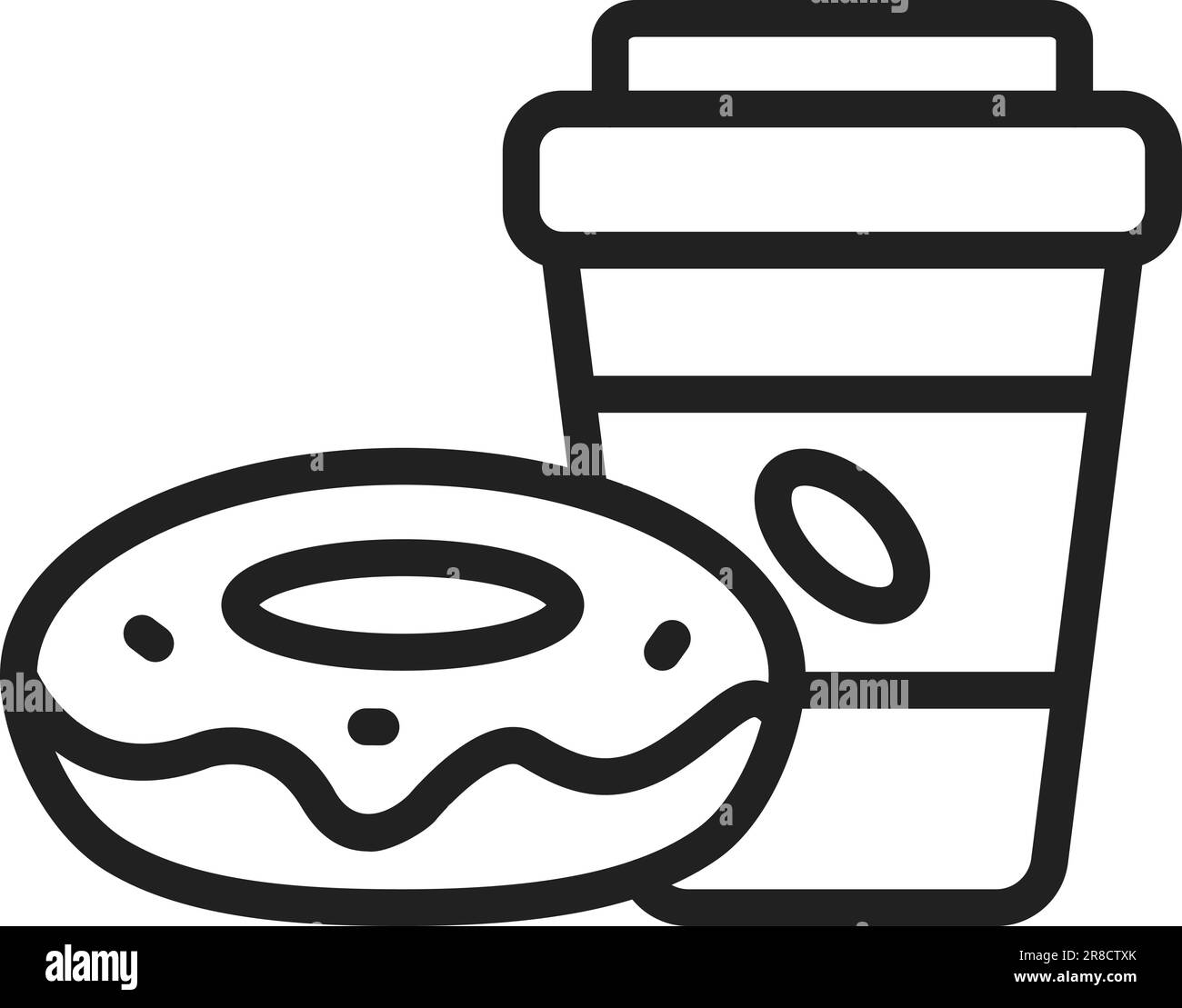 Icon donut Black and White Stock Photos & Images - Alamy