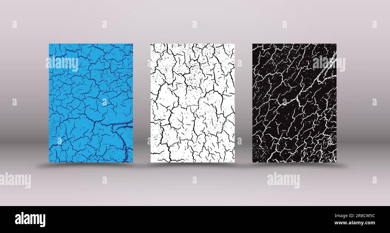 Abstract background. Cracks on a colored background. A template for the ...